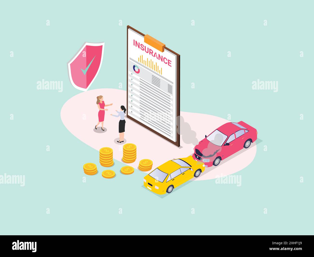 Car insurance claim form Stock Vector Image & Art - Alamy