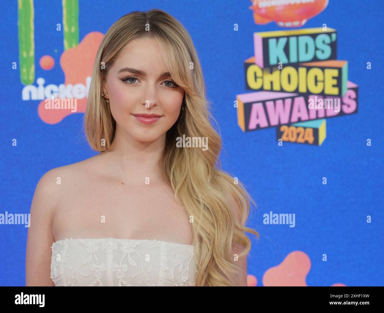 Los Angeles, USA. 13th July, 2024. Mckenna Grace arrives at the Nickelodeon Kids' Choice Awards ...