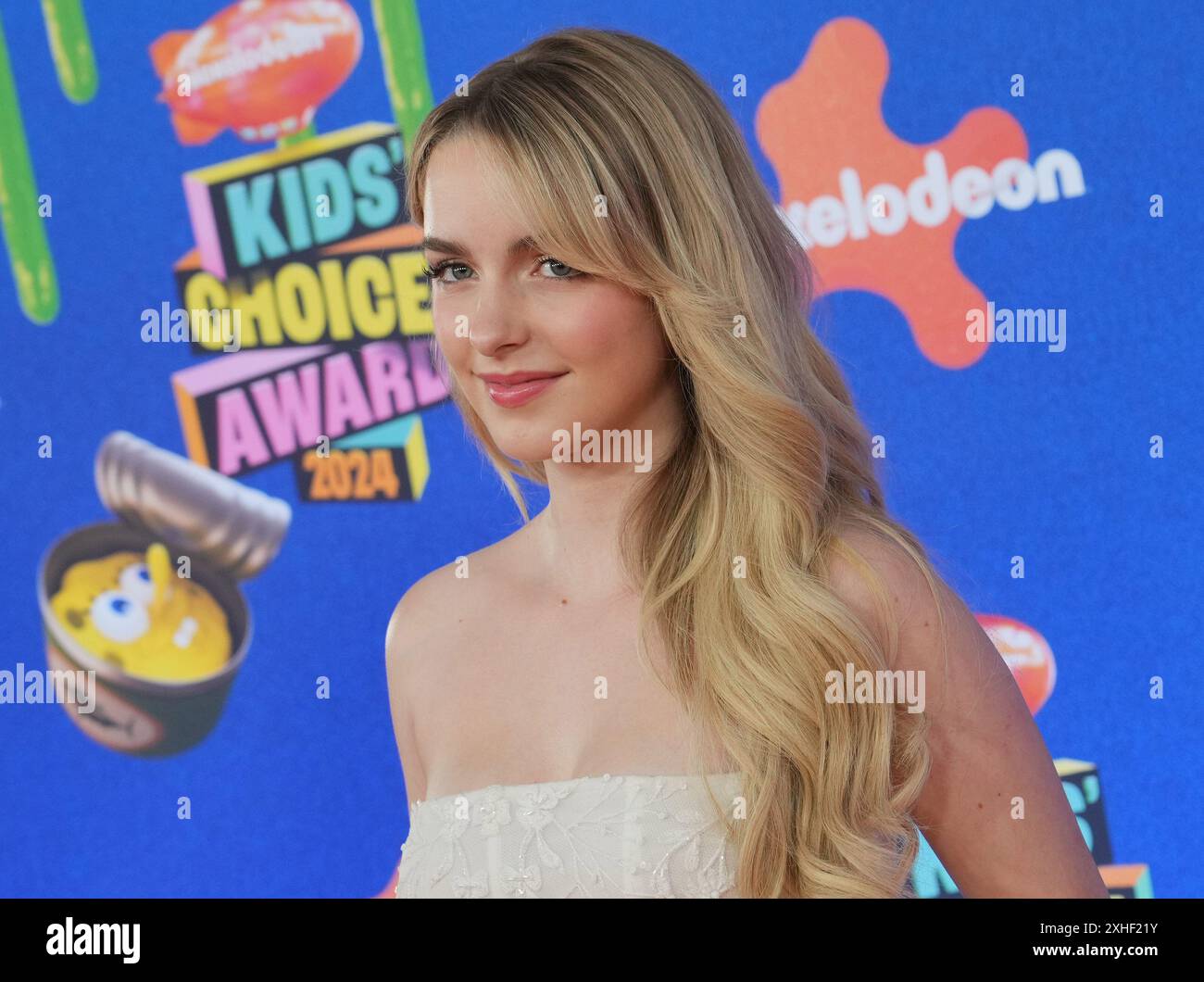 Los Angeles, USA. 13th July, 2024. Mckenna Grace arrives at the Nickelodeon Kids' Choice Awards ...
