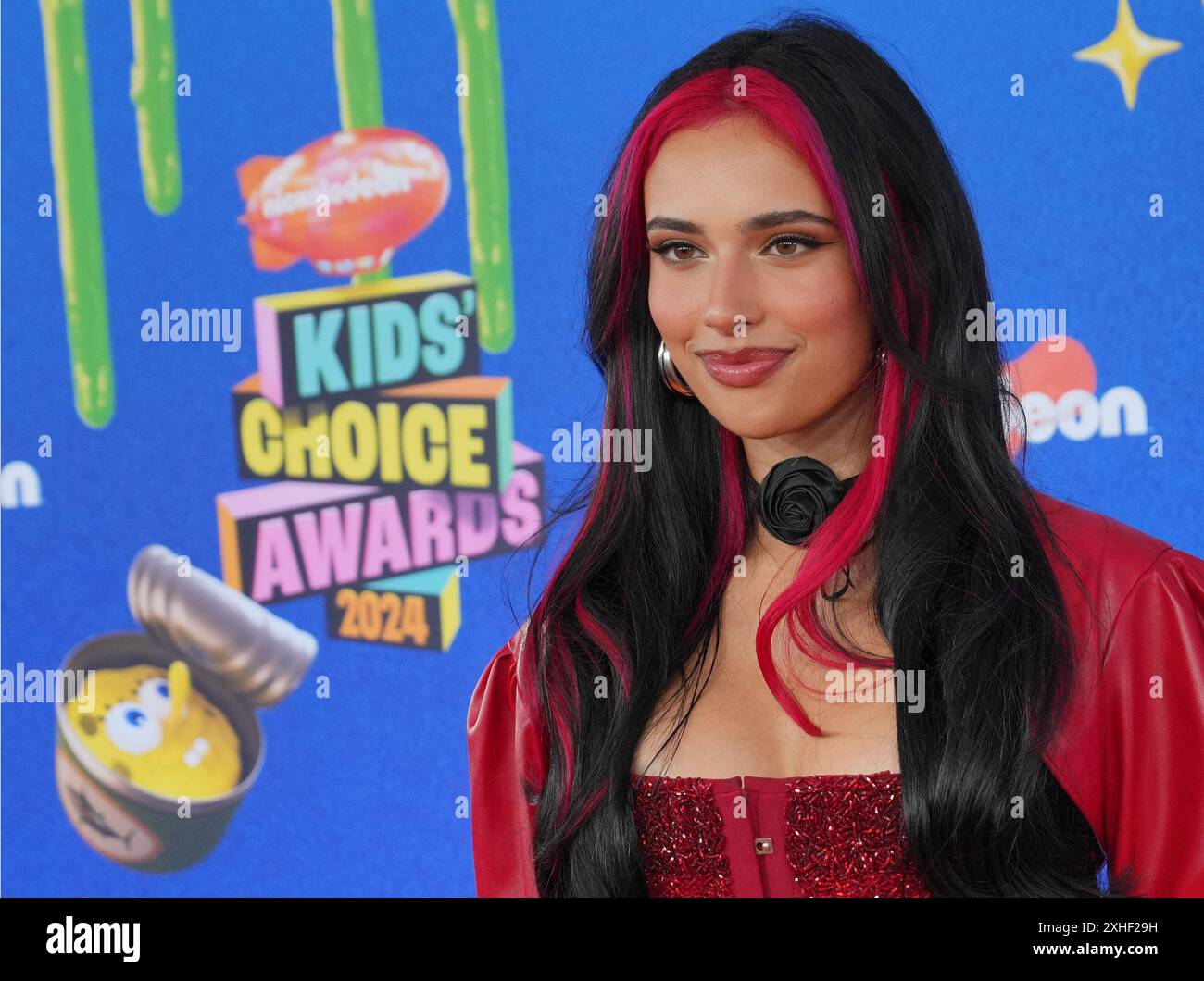 Los Angeles, USA. 13th July, 2024. Kylie Cantrall arrives at the Nickelodeon Kids' Choice Awards ...