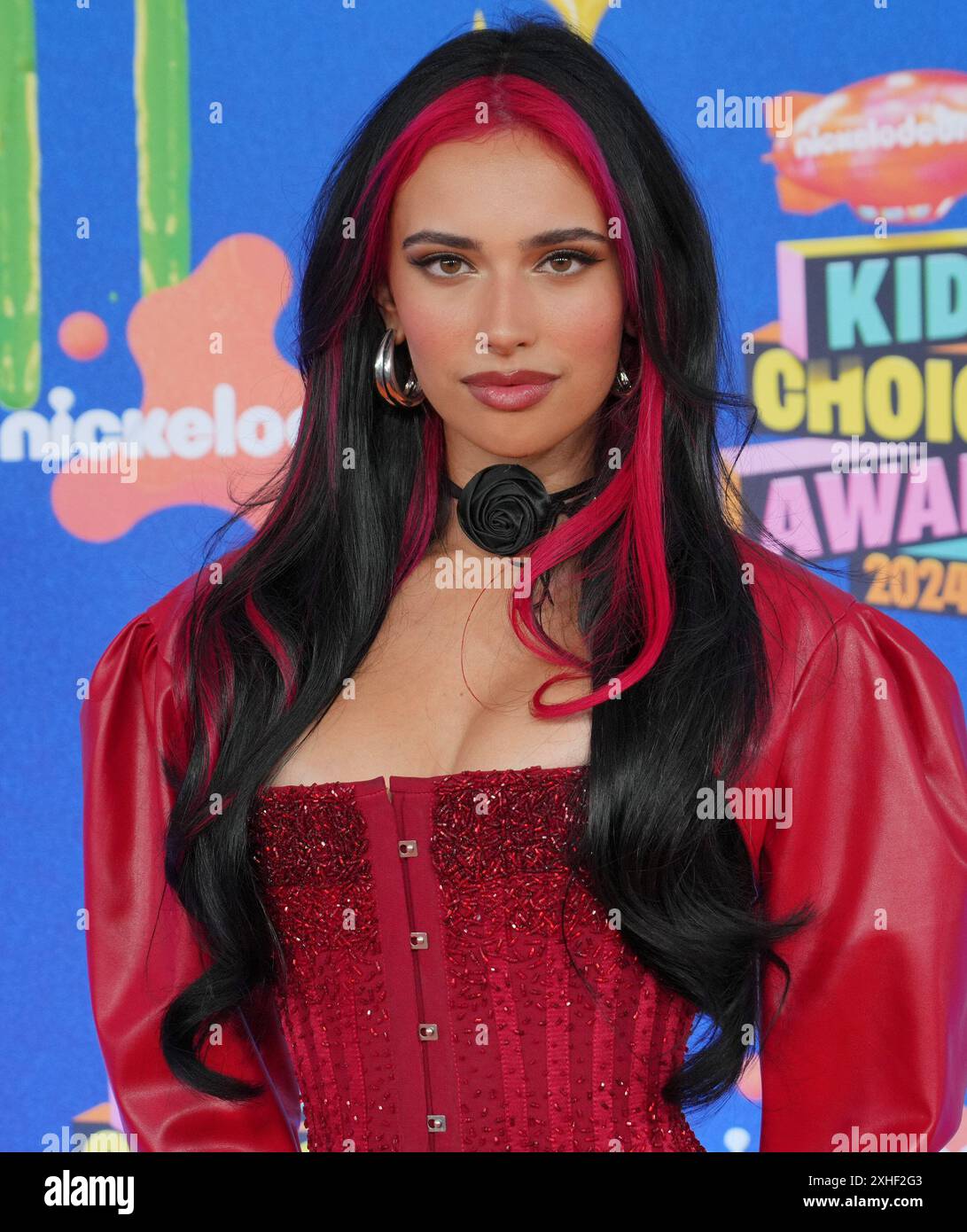 Los Angeles, USA. 13th July, 2024. Kylie Cantrall arrives at the Nickelodeon Kids' Choice Awards ...