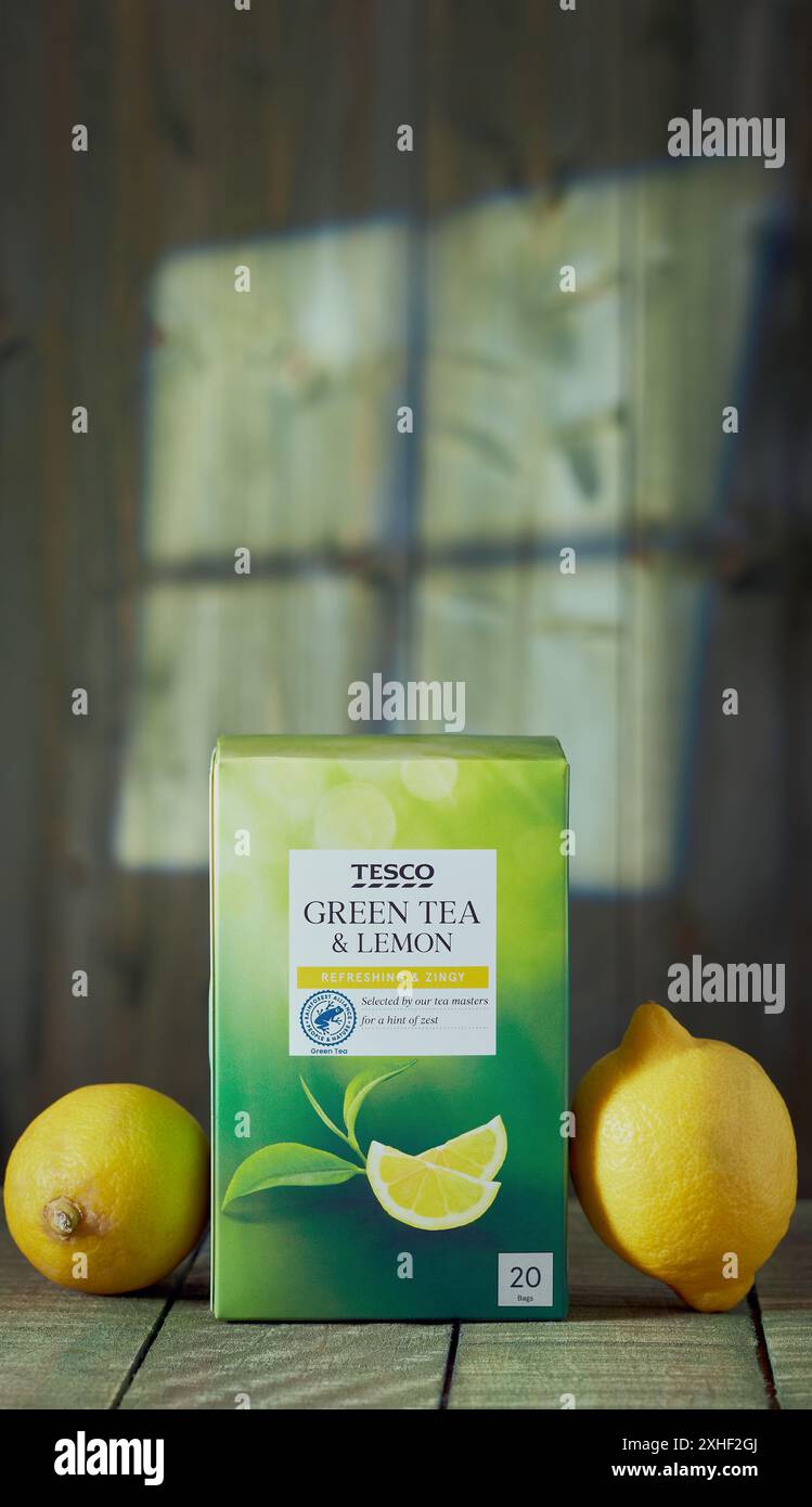 Mansfield,Nottingham,United Kingdom,2024:Studio product image of Tesco ...