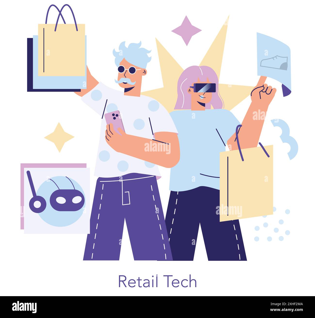 Modern tech experience Cut Out Stock Images & Pictures - Alamy