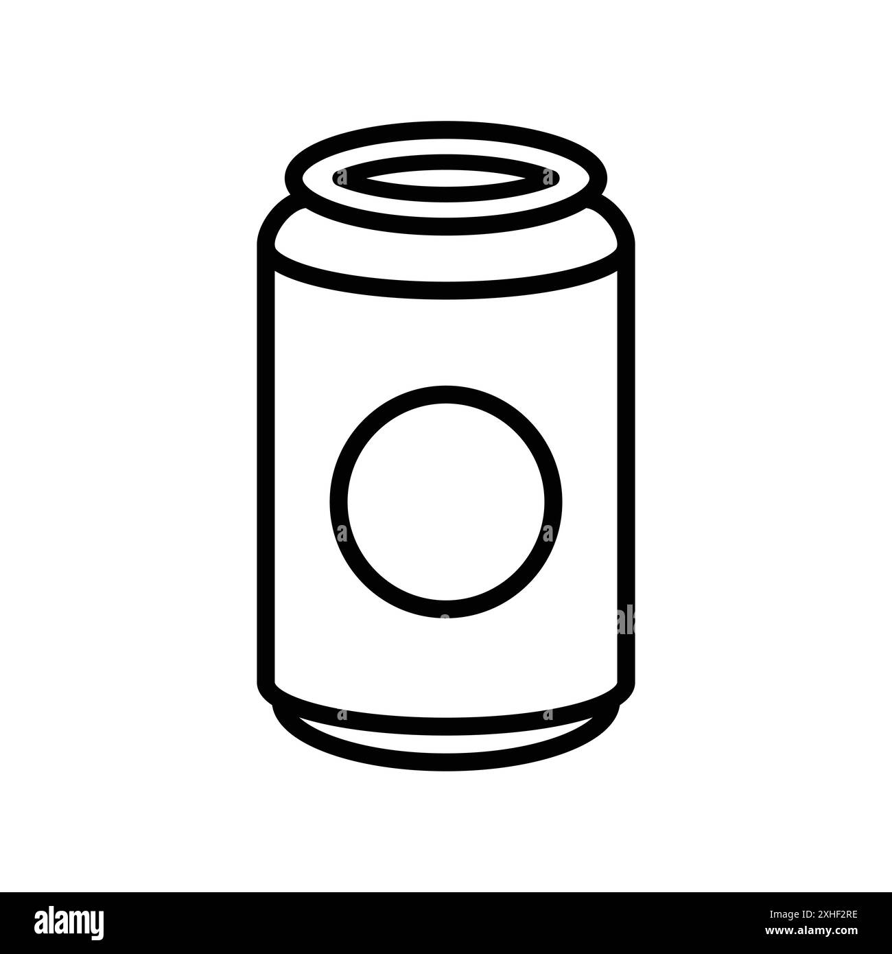 Alcohol icon set can Black and White Stock Photos & Images - Alamy