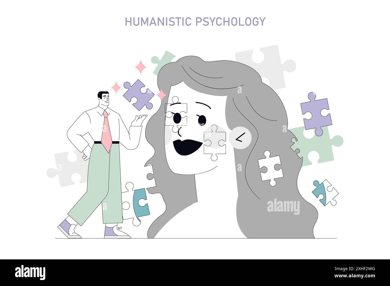 Self insight Stock Vector Images - Alamy