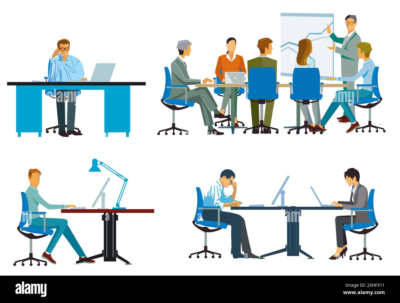 Work training session Cut Out Stock Images & Pictures - Alamy
