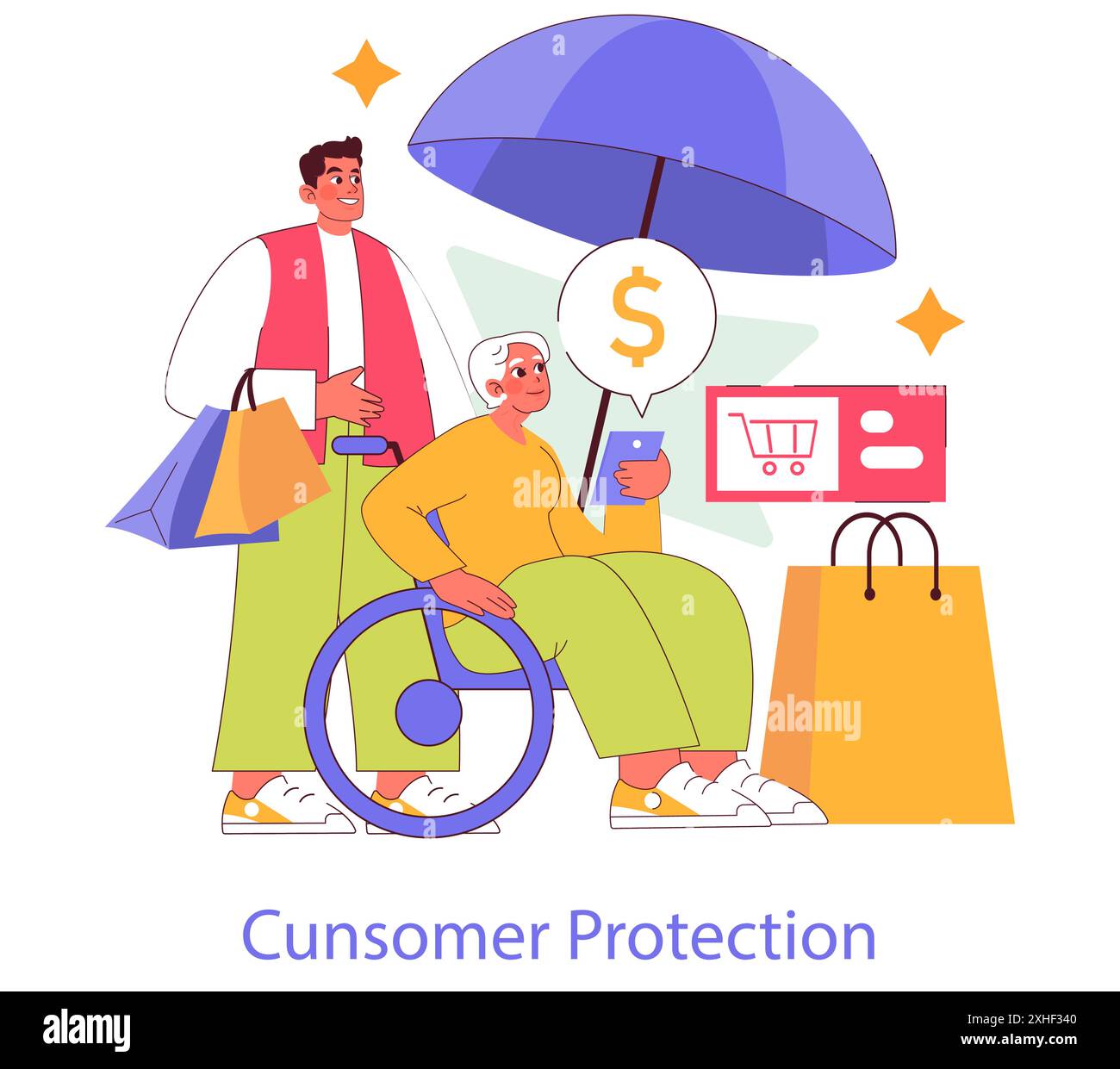 Customer inclusivity Stock Vector Images - Alamy