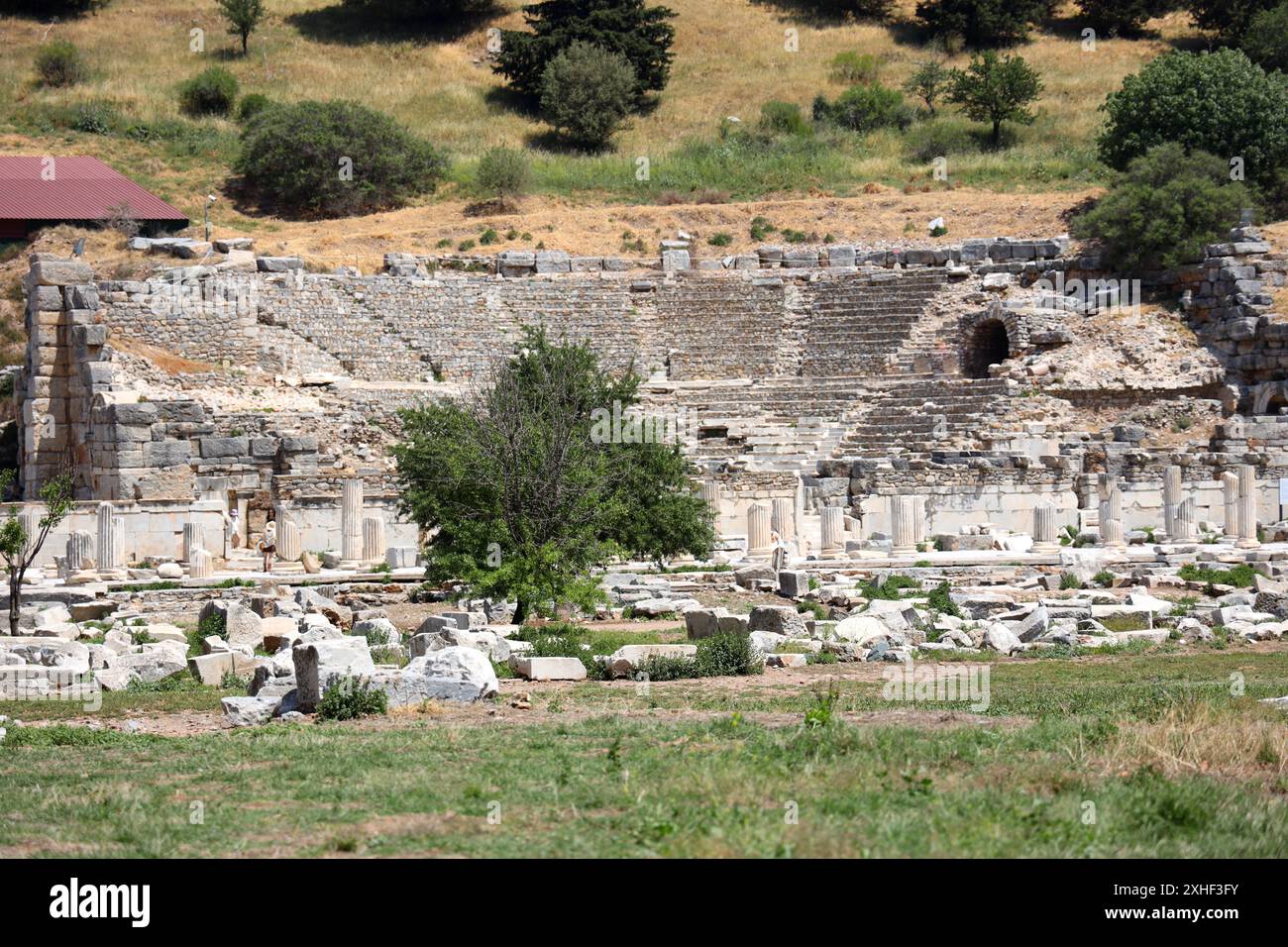 View of the Odeon in the city of Ephesus, Turkey Stock Photo - Alamy