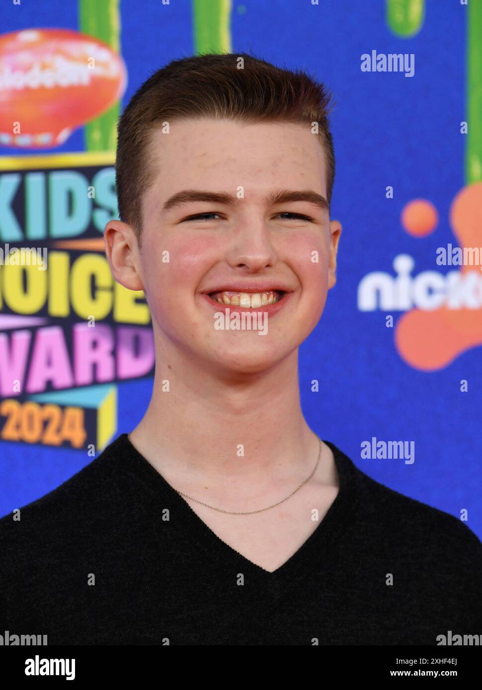 SANTA MONICA, CALIFORNIA - JULY 13: Iain Armitage attends Nickelodeon Kids' Choice Awards 2024 ...