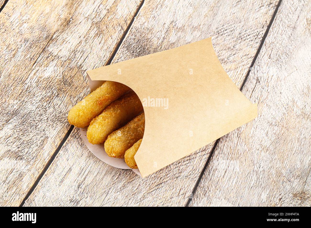 Breaded crispy cheese sticks snack appetizer Stock Photo - Alamy