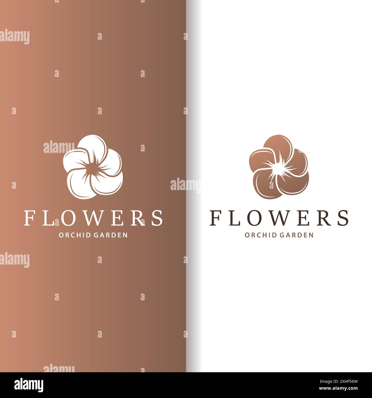 Orchid logo Stock Vector Images - Alamy