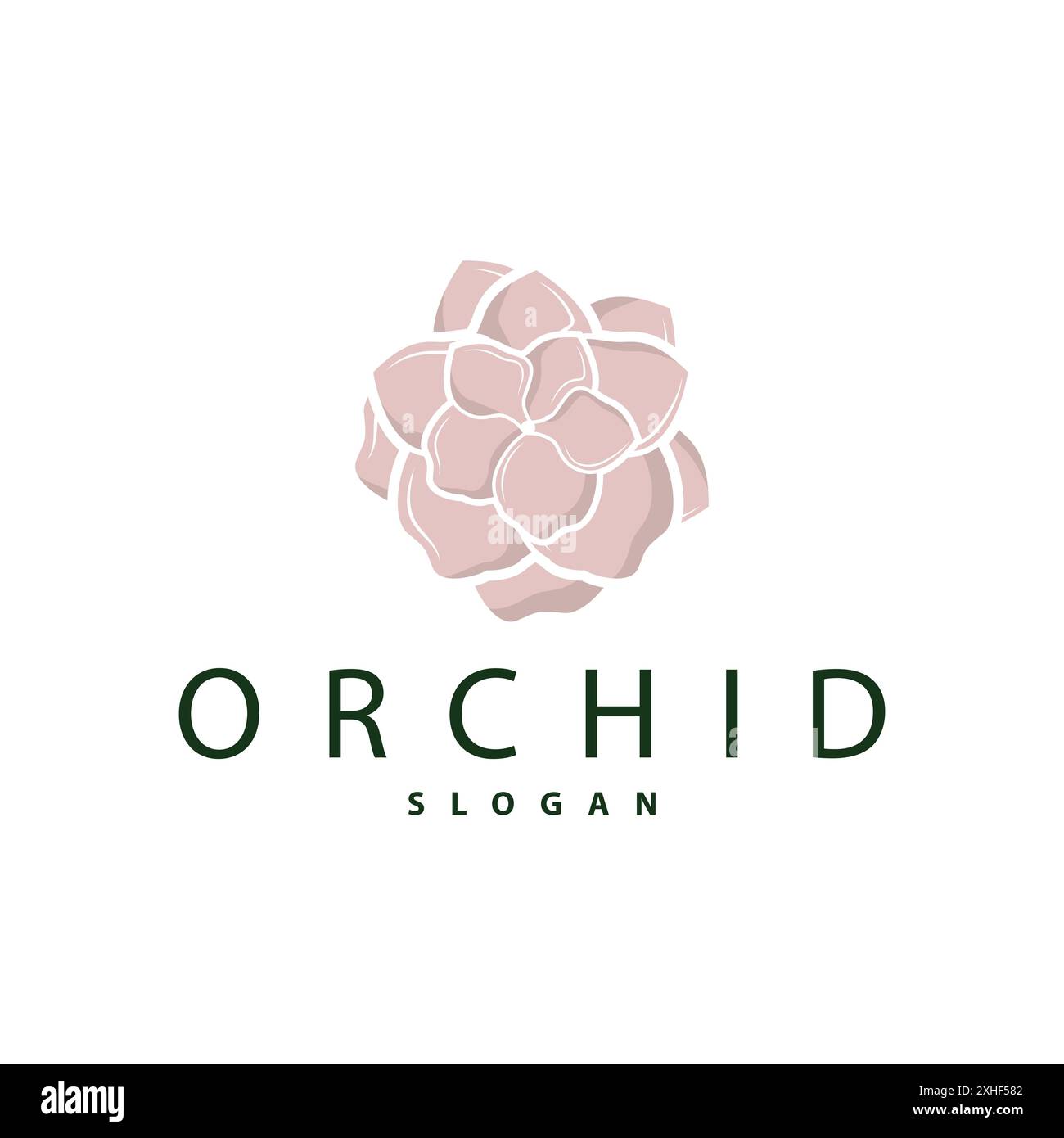 Orchid Flower Logo