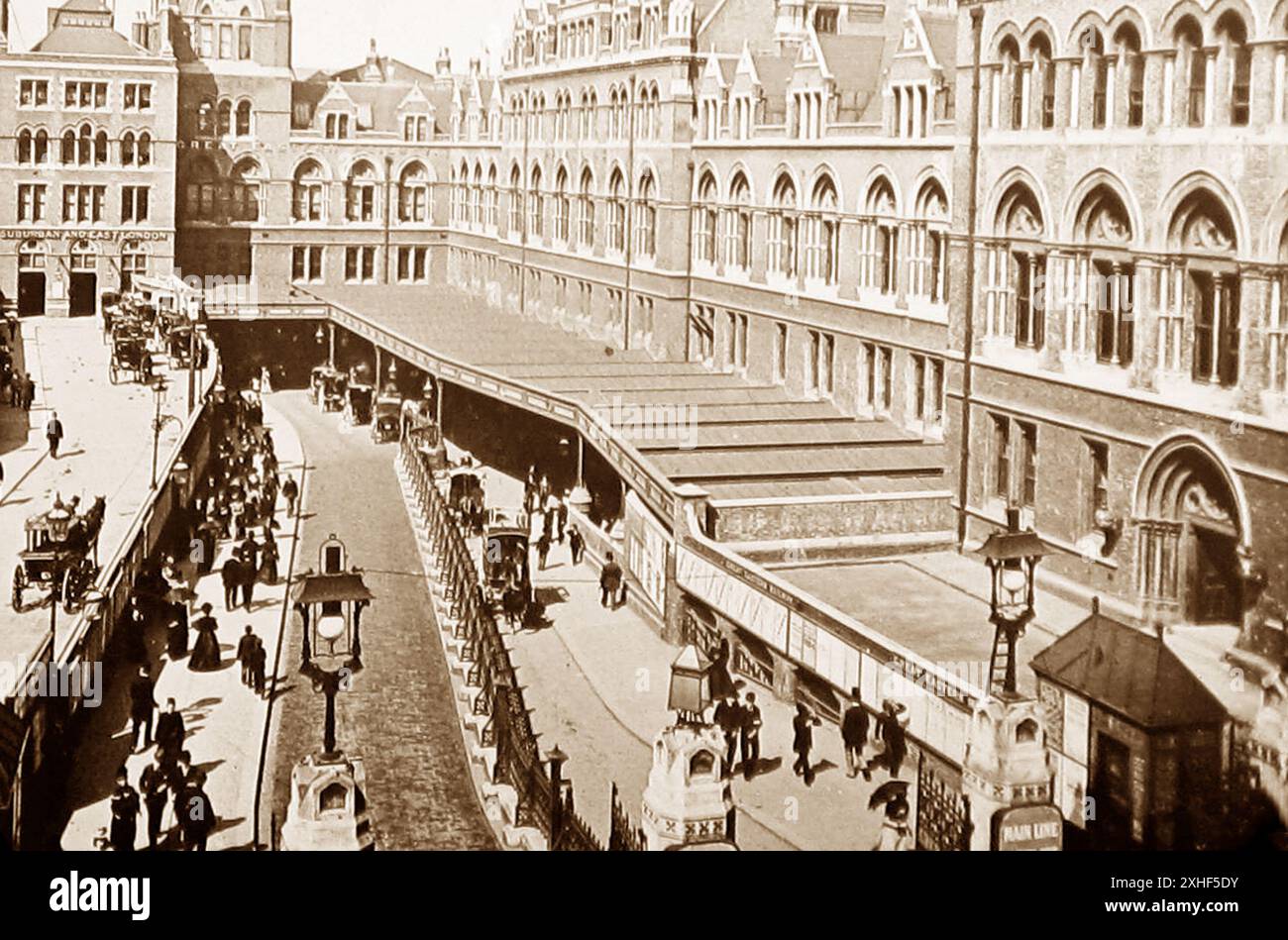 Liverpool Street Station, London, Victorian period Stock Photo - Alamy
