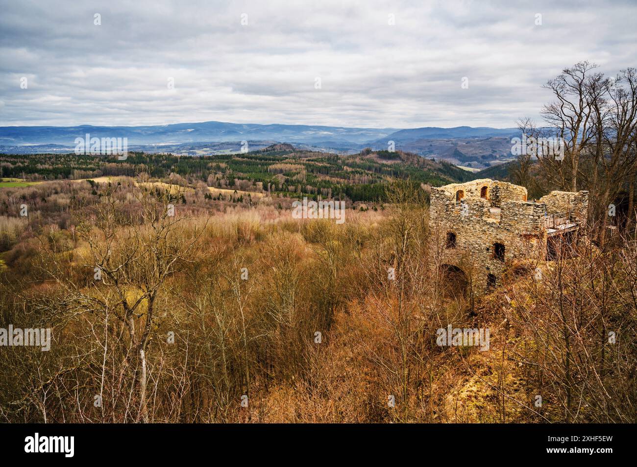 Countryside around medieval castle hi-res stock photography and images ...