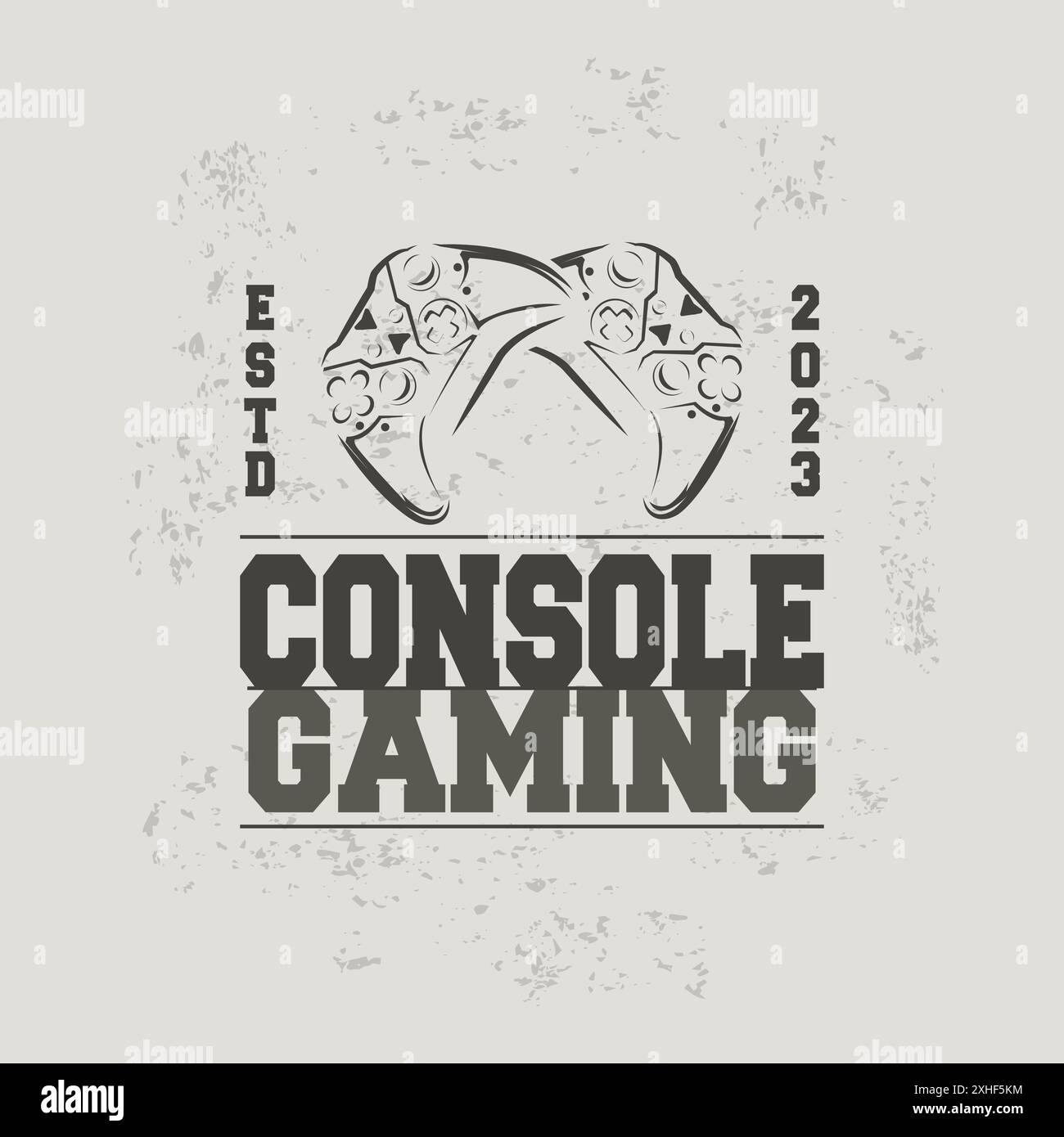 Game Console Logo, Gamer Design Gamepad Illustration Symbol Template ...