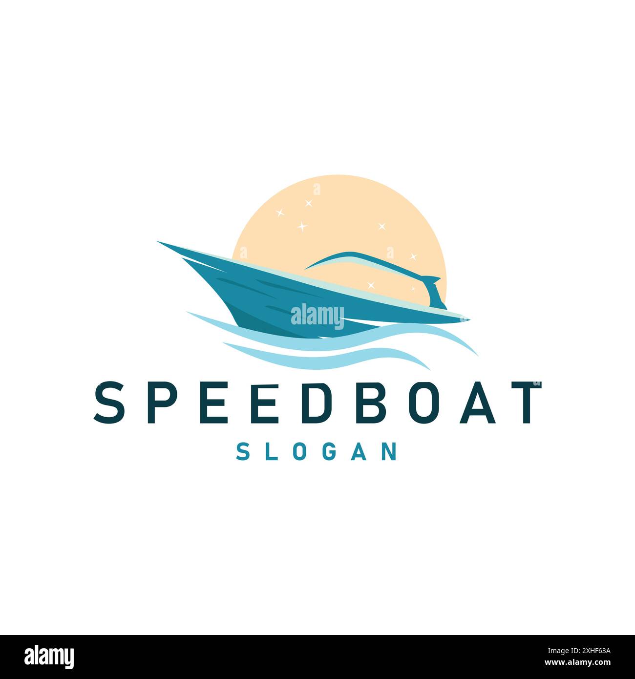 Speed boat logo vector sea ship sailboat design for ship company ...