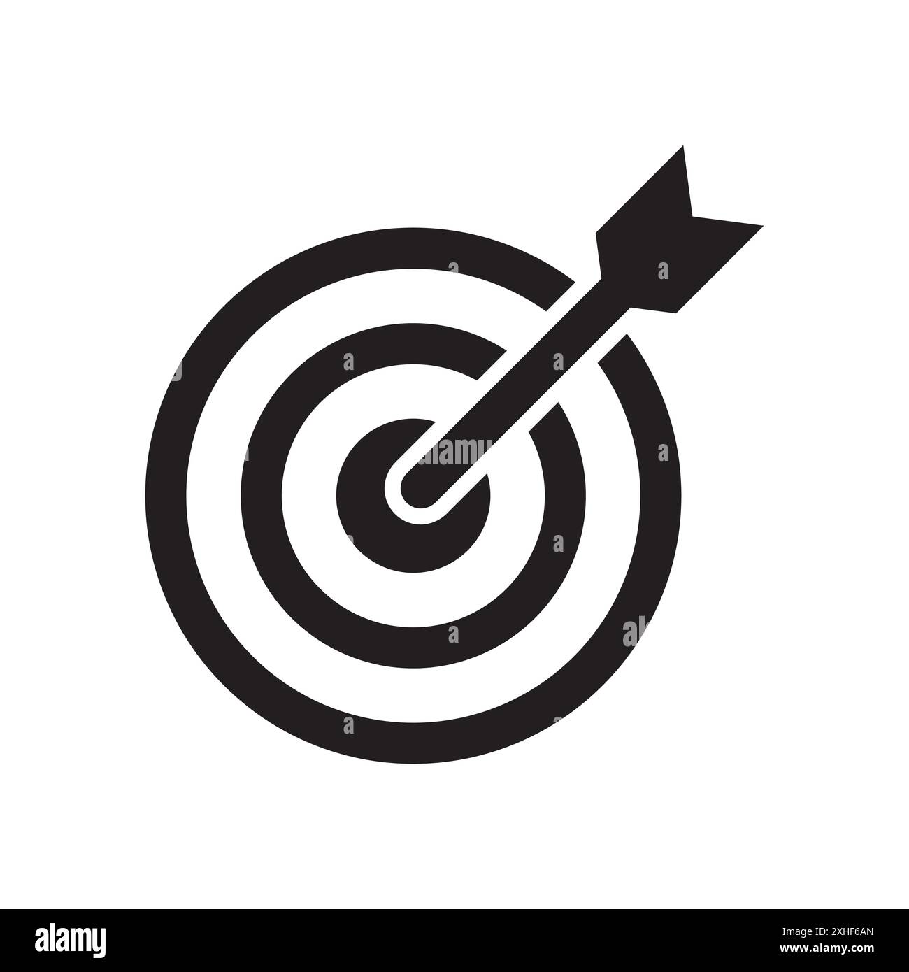 Business goal vector Black and White Stock Photos & Images - Alamy