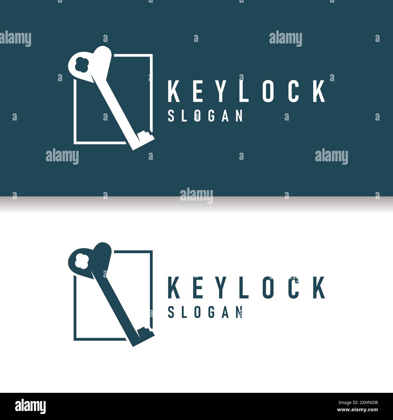 Key minimalist logo hi-res stock photography and images - Alamy