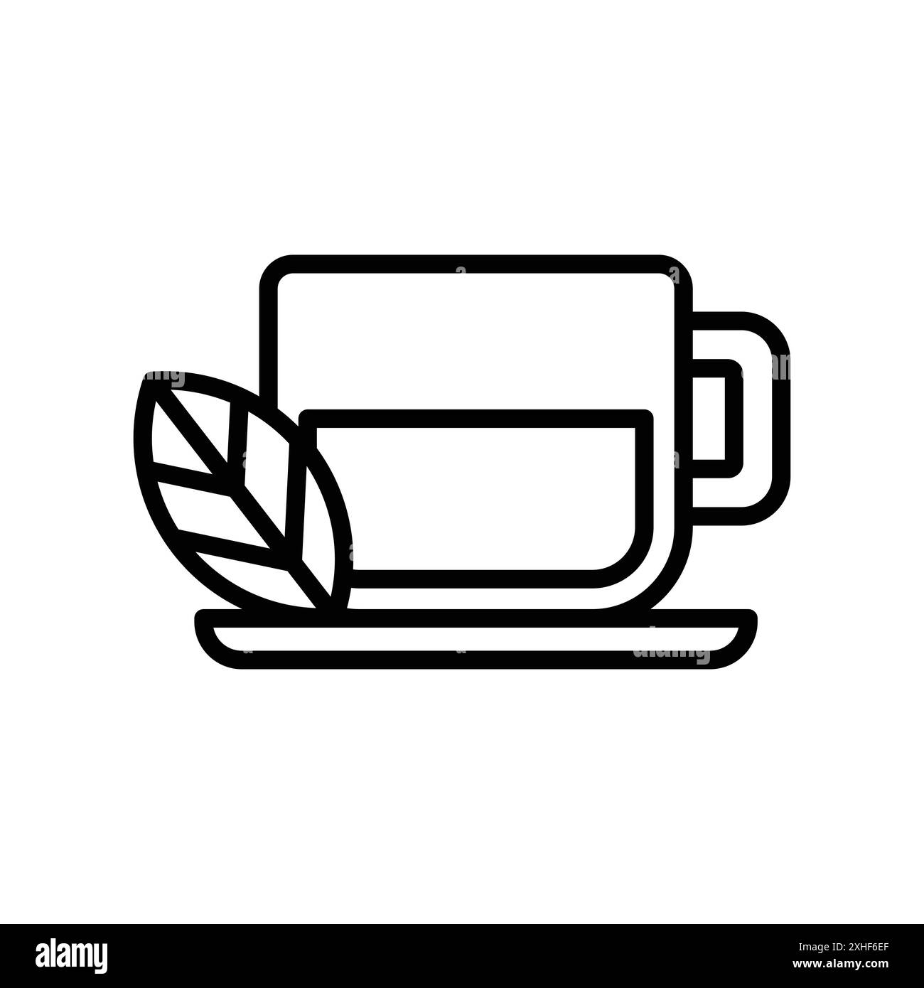 tea time icon vector design template in white background Stock Vector ...