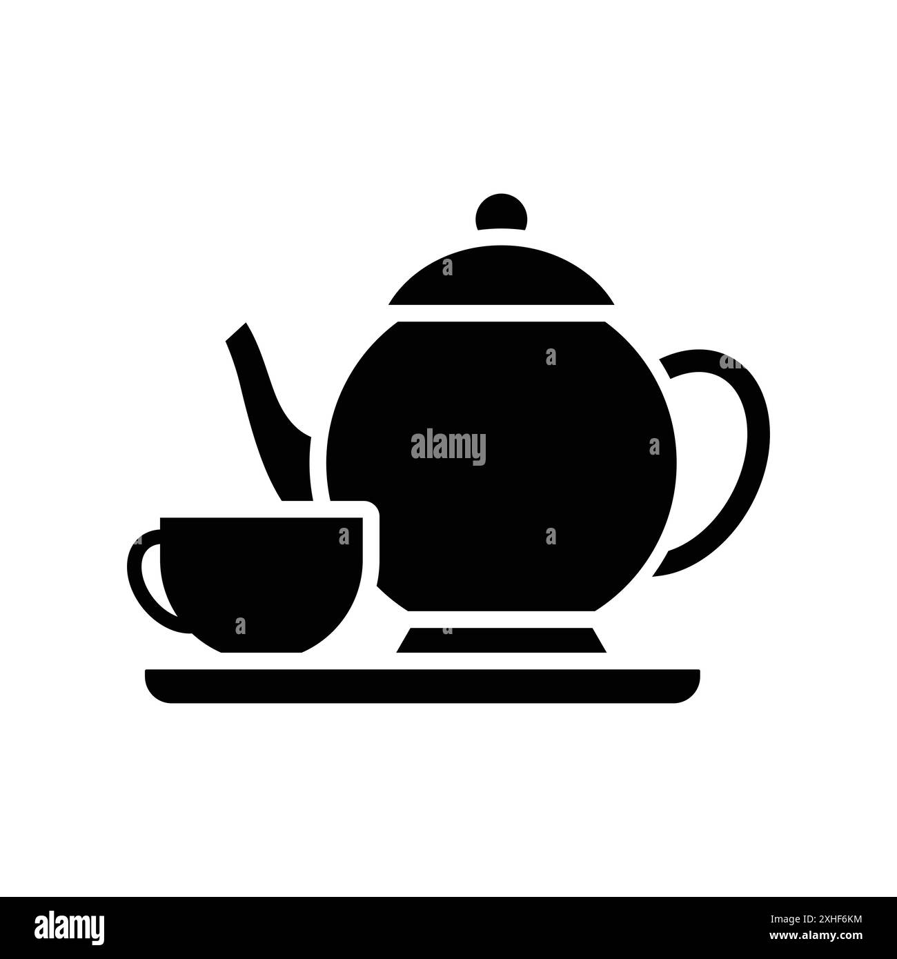 tea time icon vector design template in white background Stock Vector ...