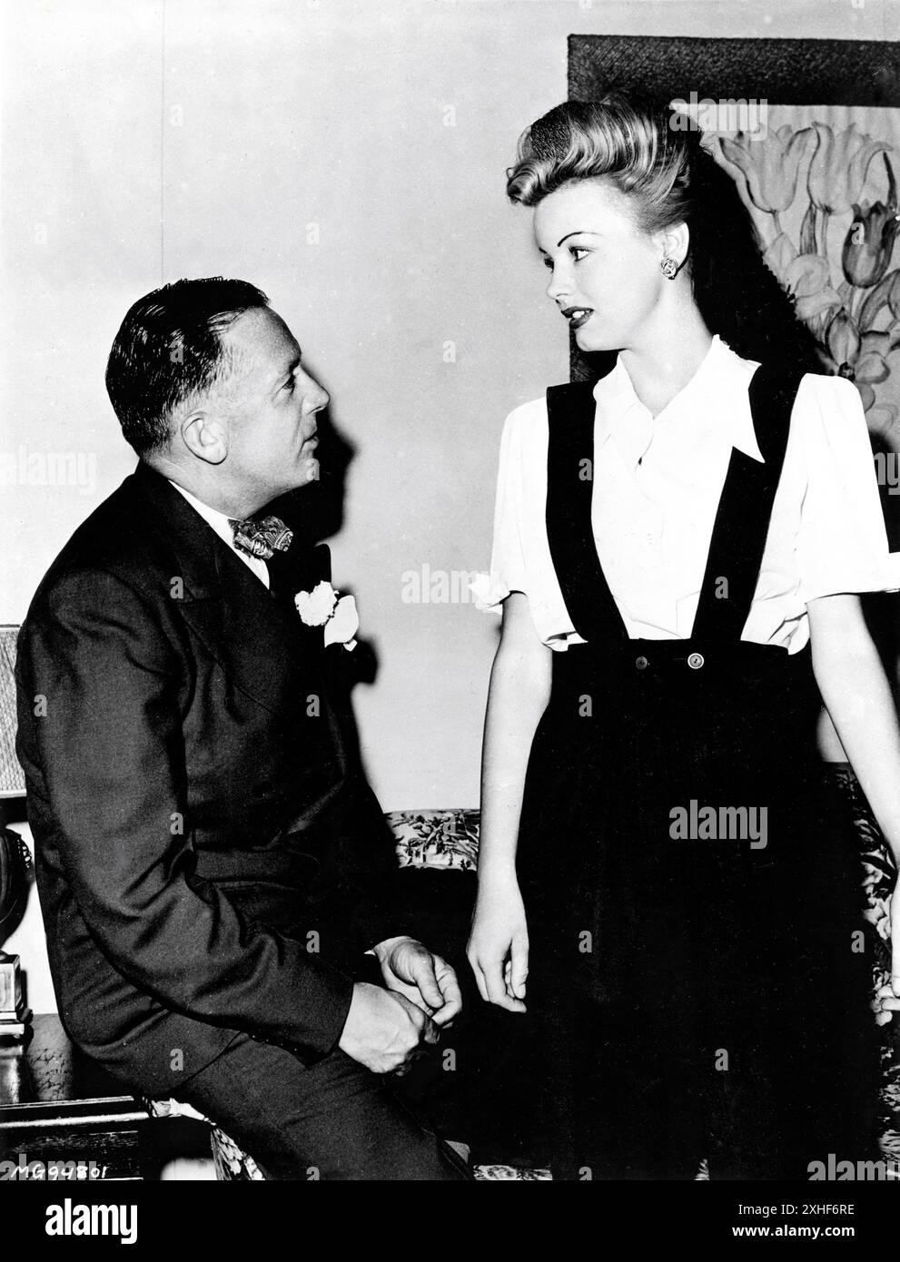 Ace Talent Scout BILLY GRADY with new discovery actress hopeful BERYL ...