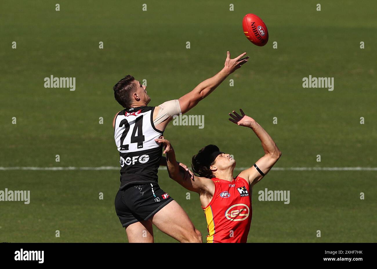 Gold Coast, Australia. 14th July, 2024. Jordon Sweet of the Power in ...
