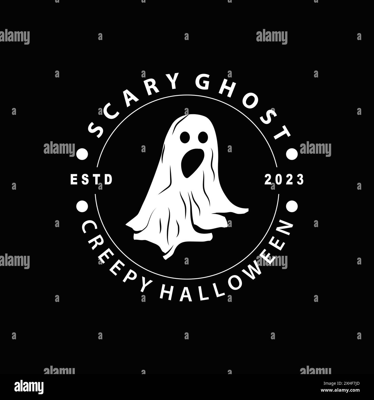 Ghost logo Stock Vector Images - Alamy