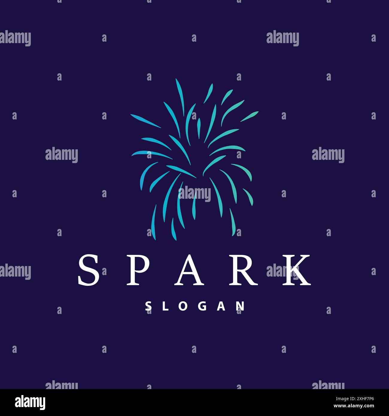 Spark fire logo hi-res stock photography and images - Alamy