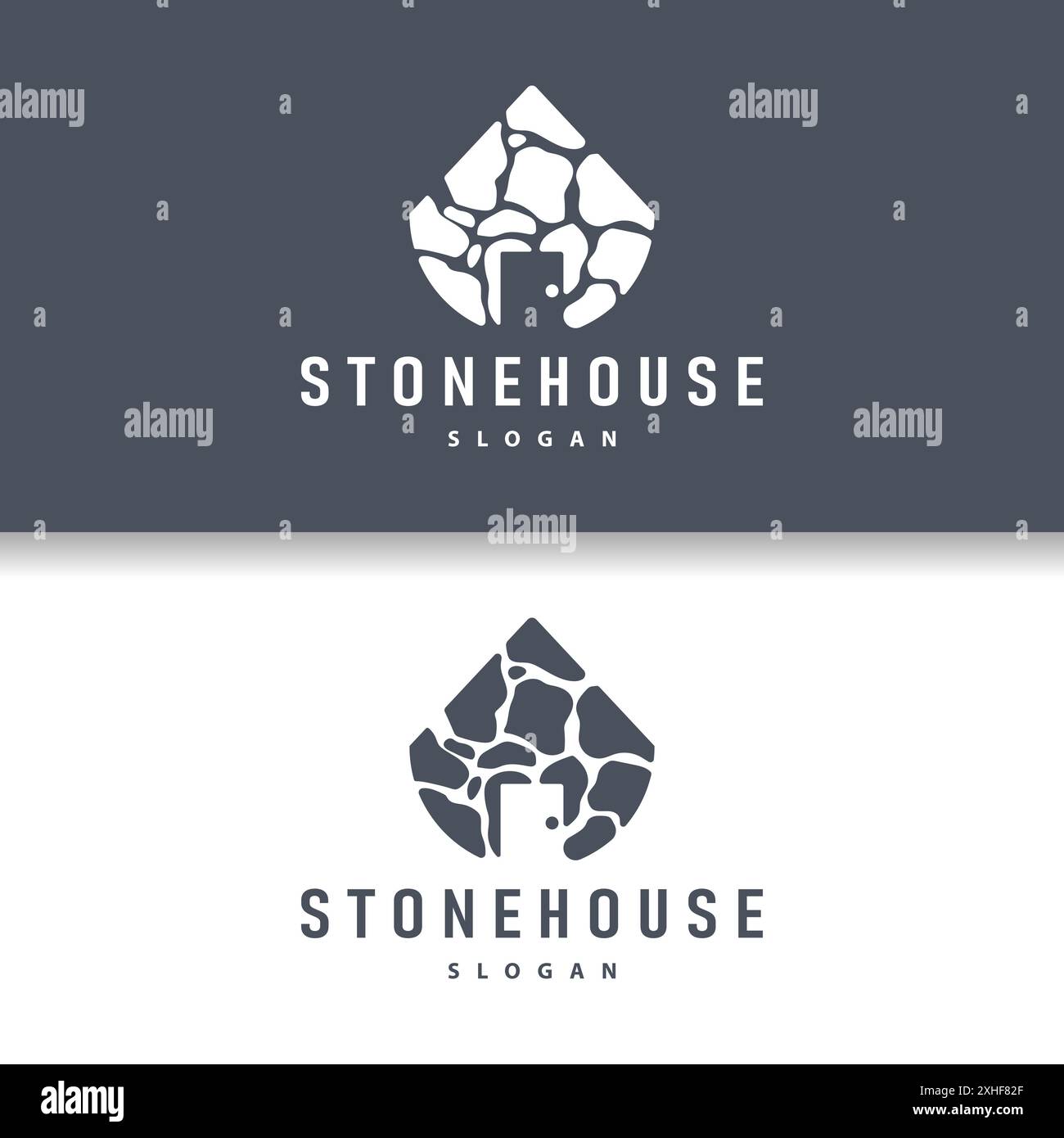 Geometric house exterior Stock Vector Images - Alamy