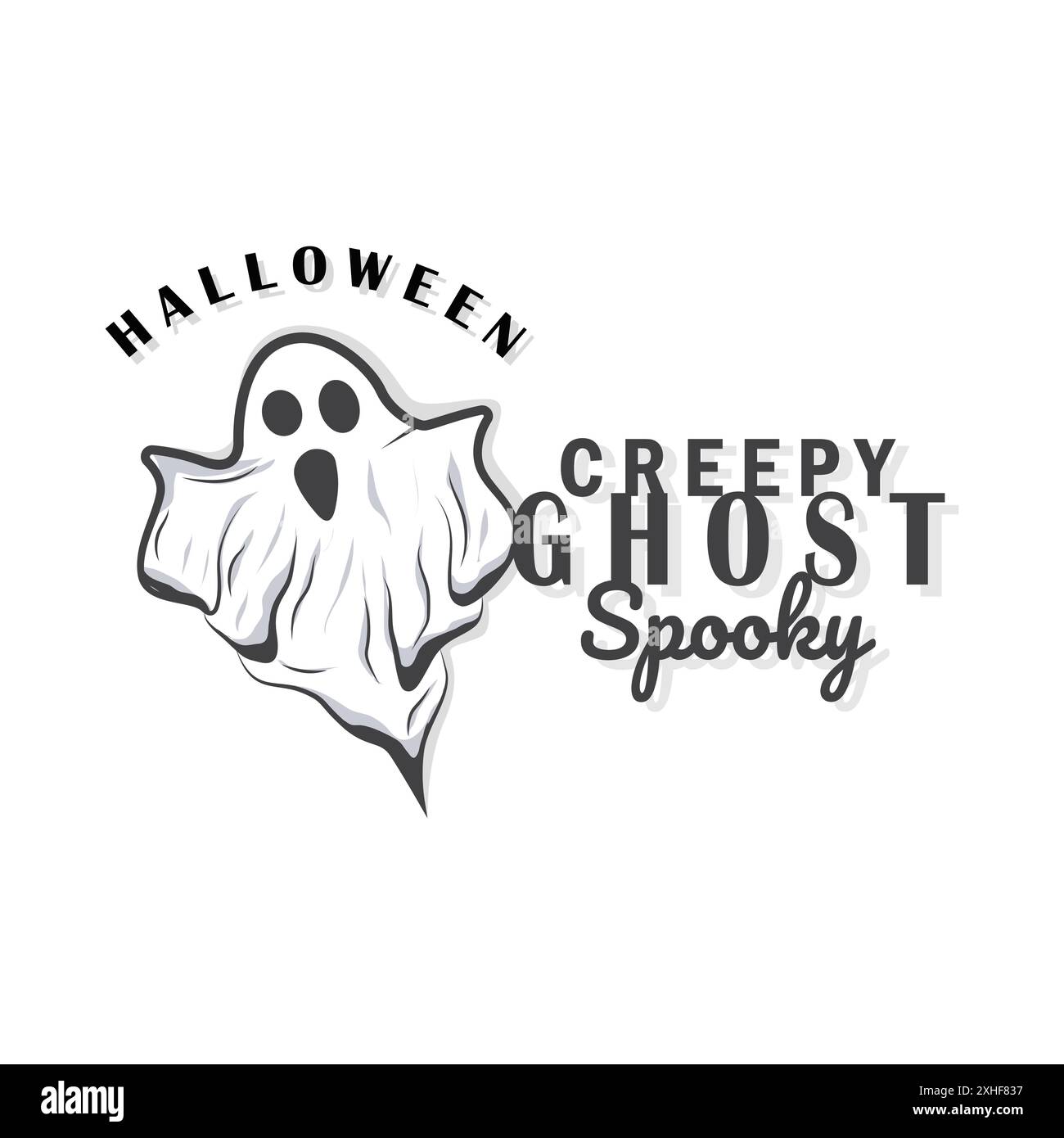 Ghost logo Stock Vector Images - Alamy