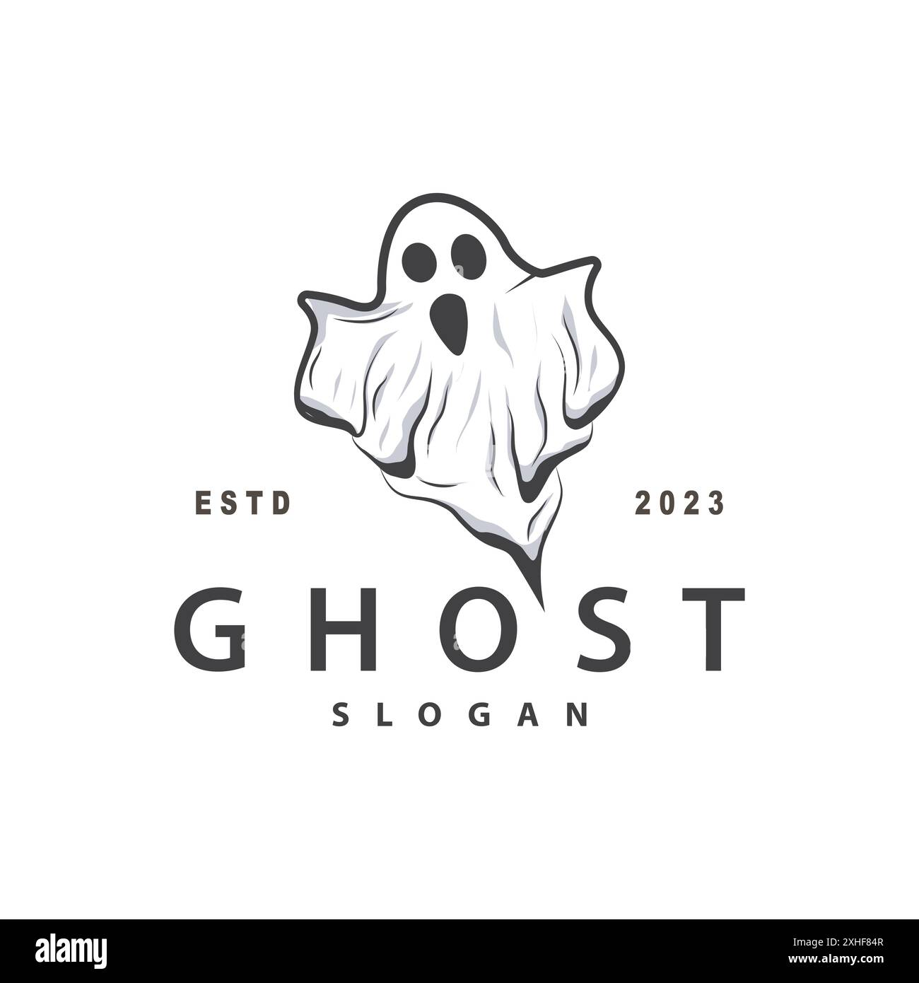 Ghost logo Stock Vector Images - Alamy