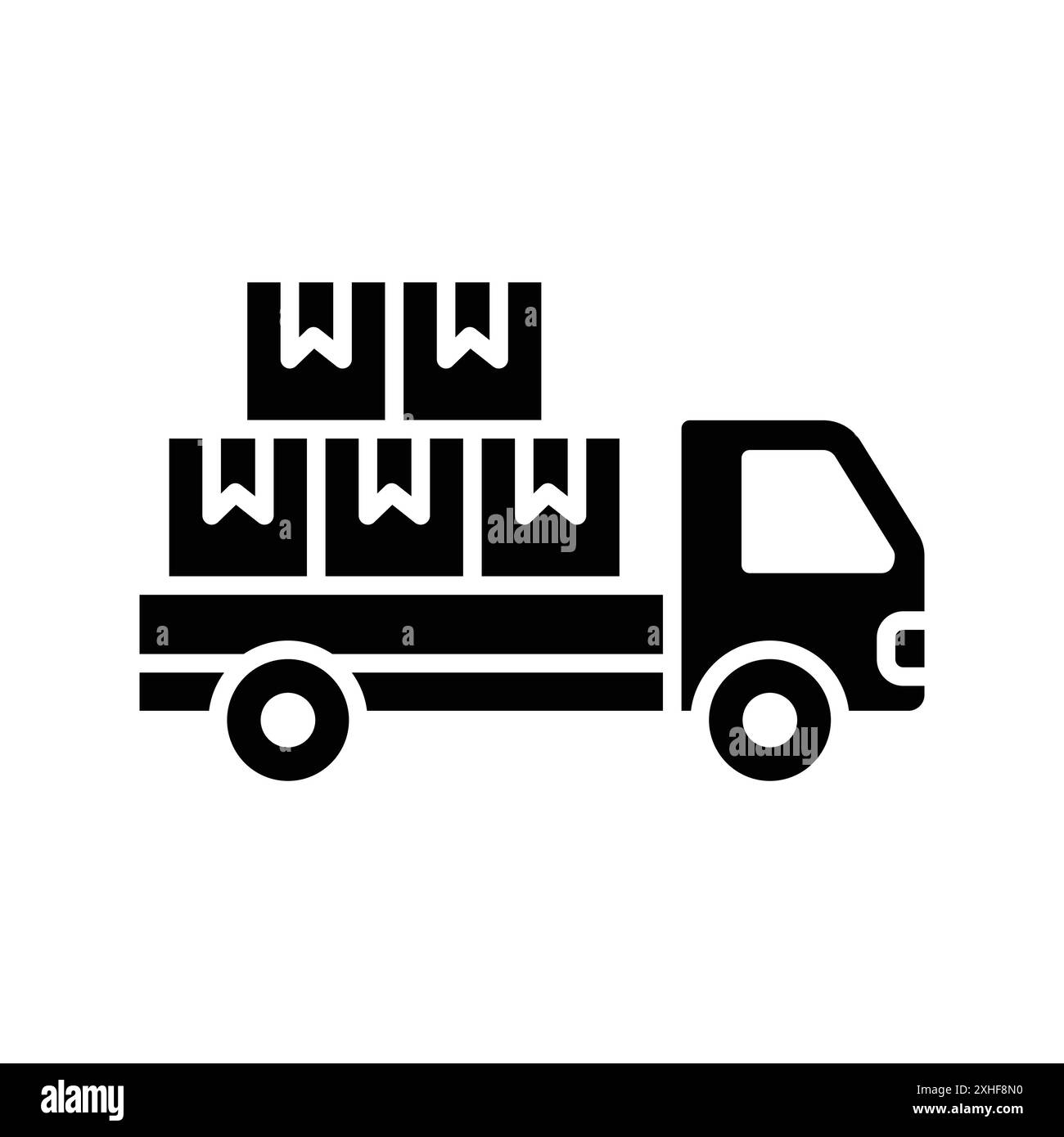 truck icon vector design template in white background Stock Vector ...