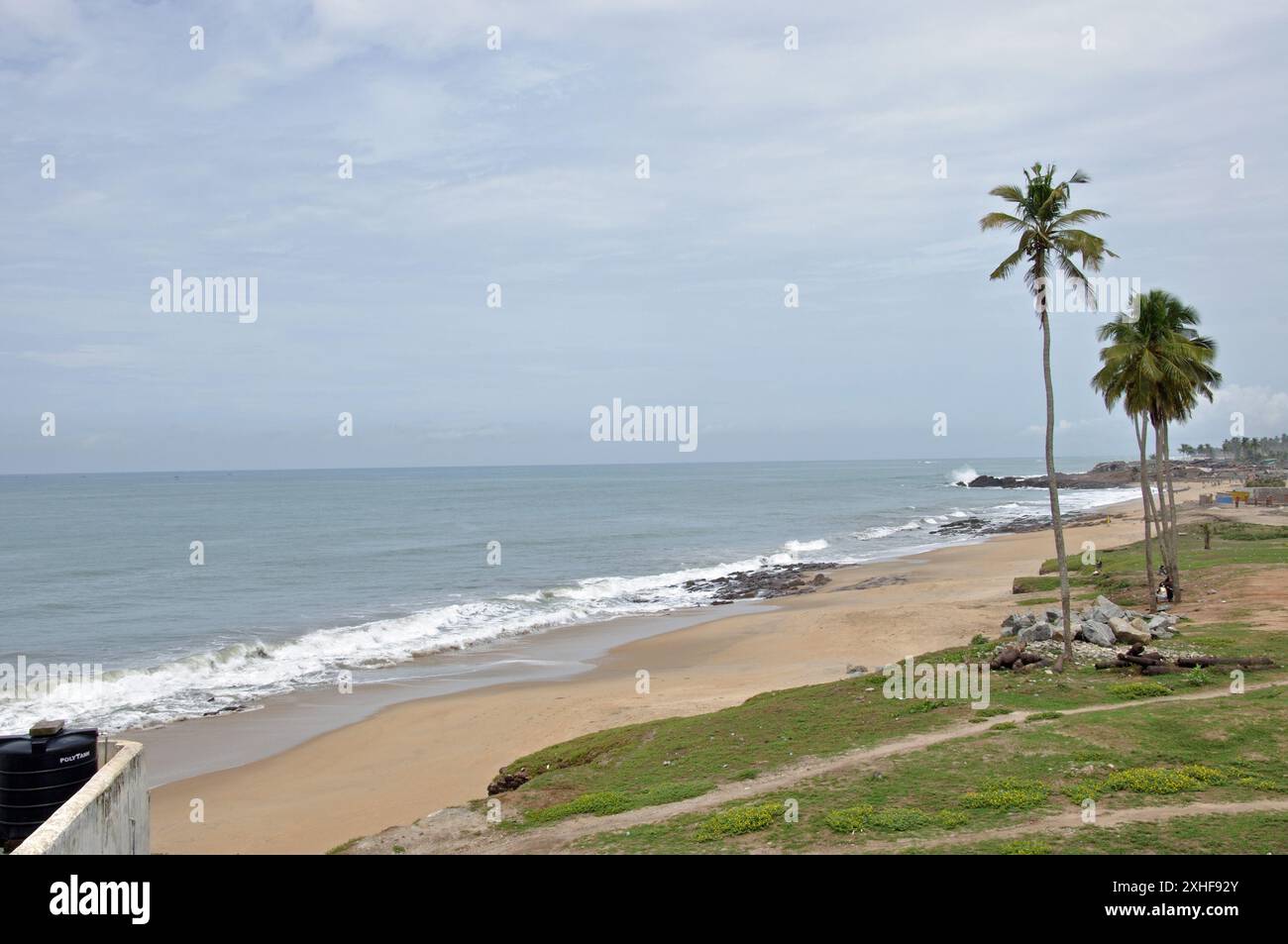 View of the Gold Coast from Cape Coast Castle, Cape Coast, Ghana ...