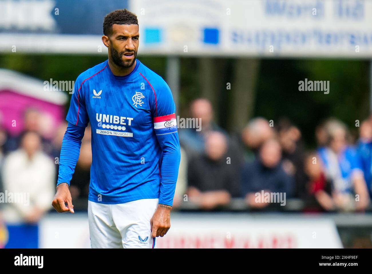 WEZEP, NETHERLANDS - JULY 13: Connor Goldson of Rangers FC looks on ...