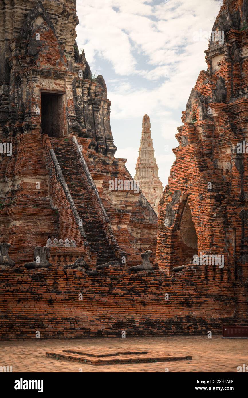 Wat Chai Watthanaram, a temple located in a former capital of Siam ...