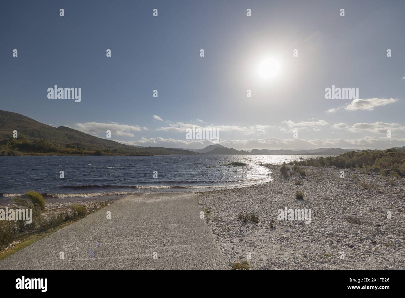 Lake Pedder Landscape in Tasmania Australia Stock Photo - Alamy