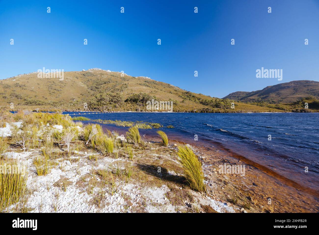 Lake Pedder Landscape in Tasmania Australia Stock Photo - Alamy