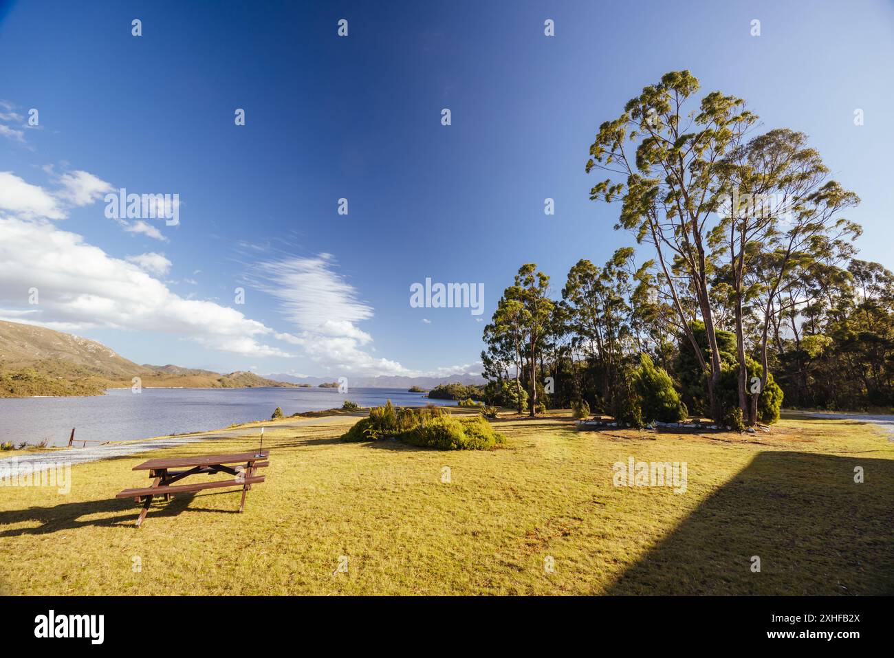 Lake Pedder Landscape in Tasmania Australia Stock Photo - Alamy