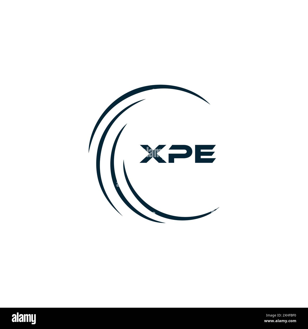 XPE logo. X P E design. White XPE letter. XPE, X P E letter logo design ...