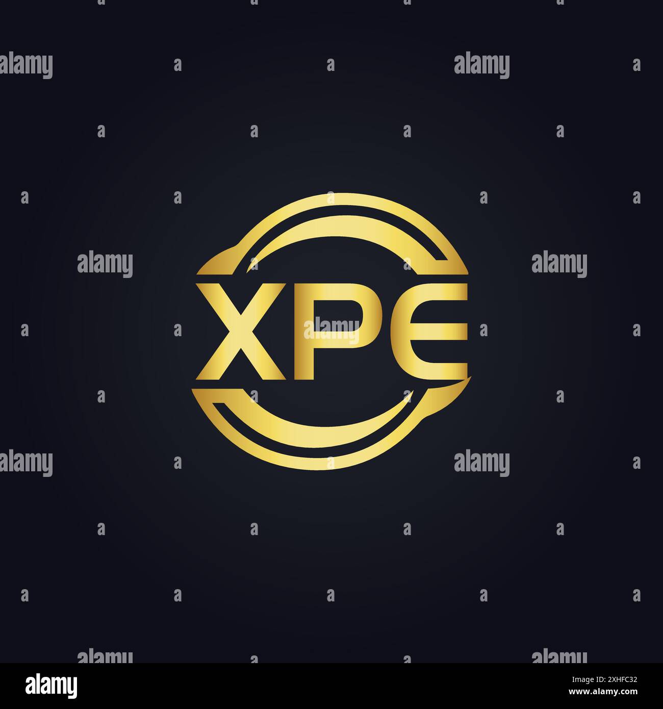 XPE logo. X P E design. White XPE letter. XPE, X P E letter logo design ...