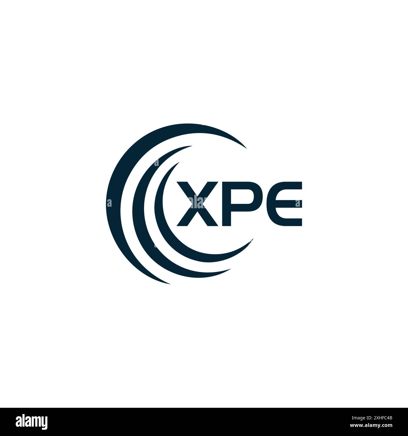 XPE logo. X P E design. White XPE letter. XPE, X P E letter logo design ...