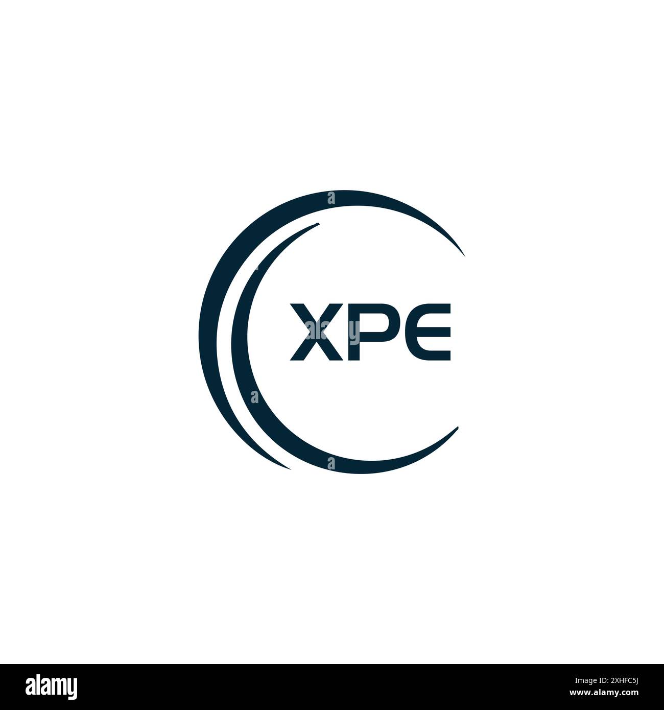 XPE logo. X P E design. White XPE letter. XPE, X P E letter logo design ...