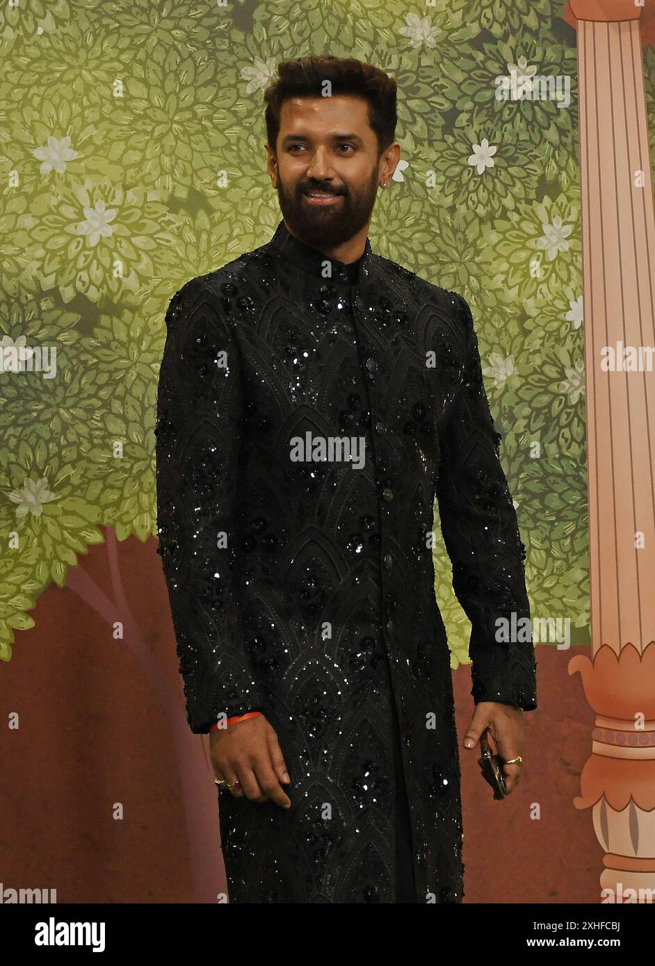 Mumbai, India. 13th July, 2024. Member of Lok Sabha Chirag Paswan poses ...