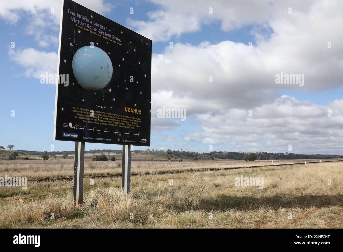Uranus, Virtual Solar System (Ulinda) on the Warrumbungles Way ...