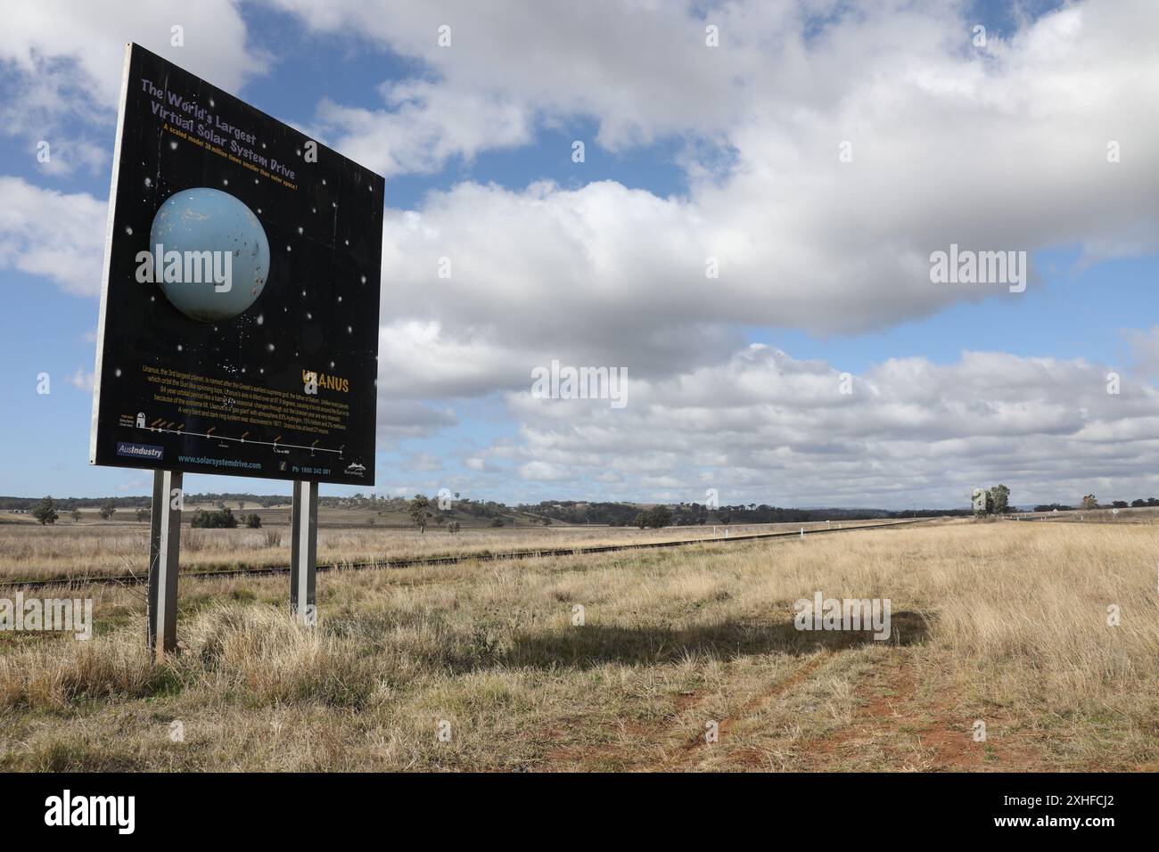Uranus, Virtual Solar System (Ulinda) on the Warrumbungles Way ...