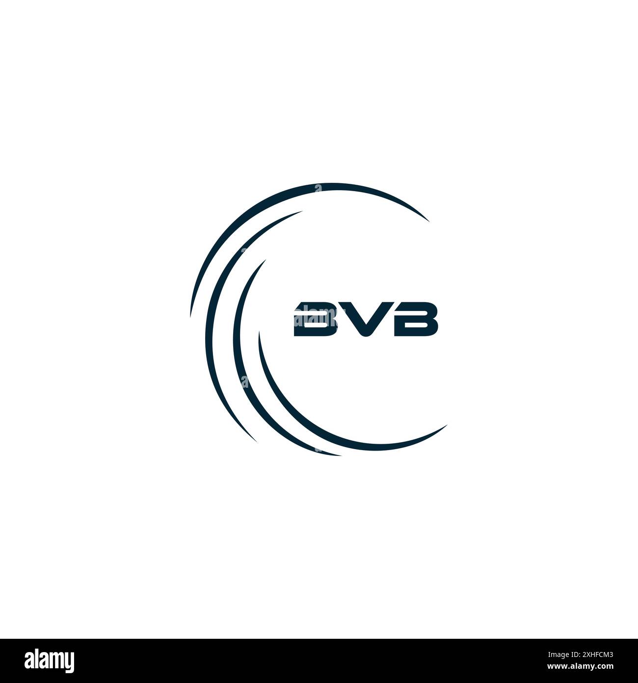BVB logo. B V B design. White BVB letter. BVB, B V B letter logo design ...