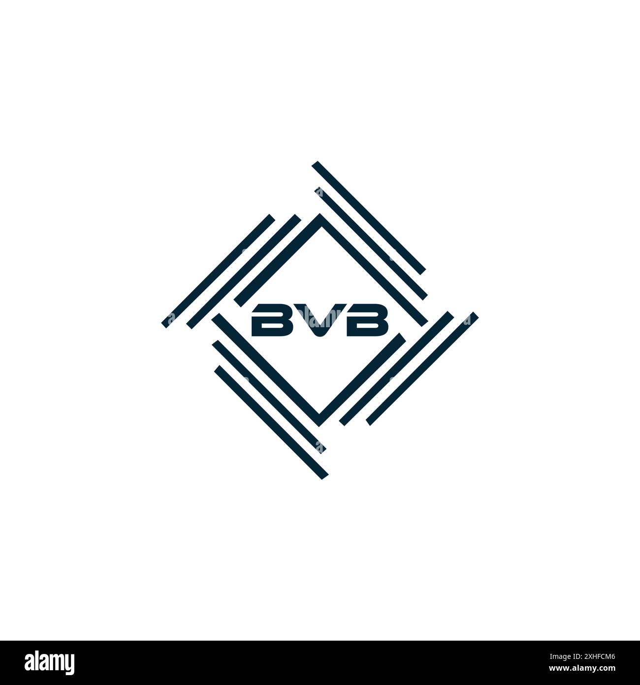 BVB logo. B V B design. White BVB letter. BVB, B V B letter logo design ...