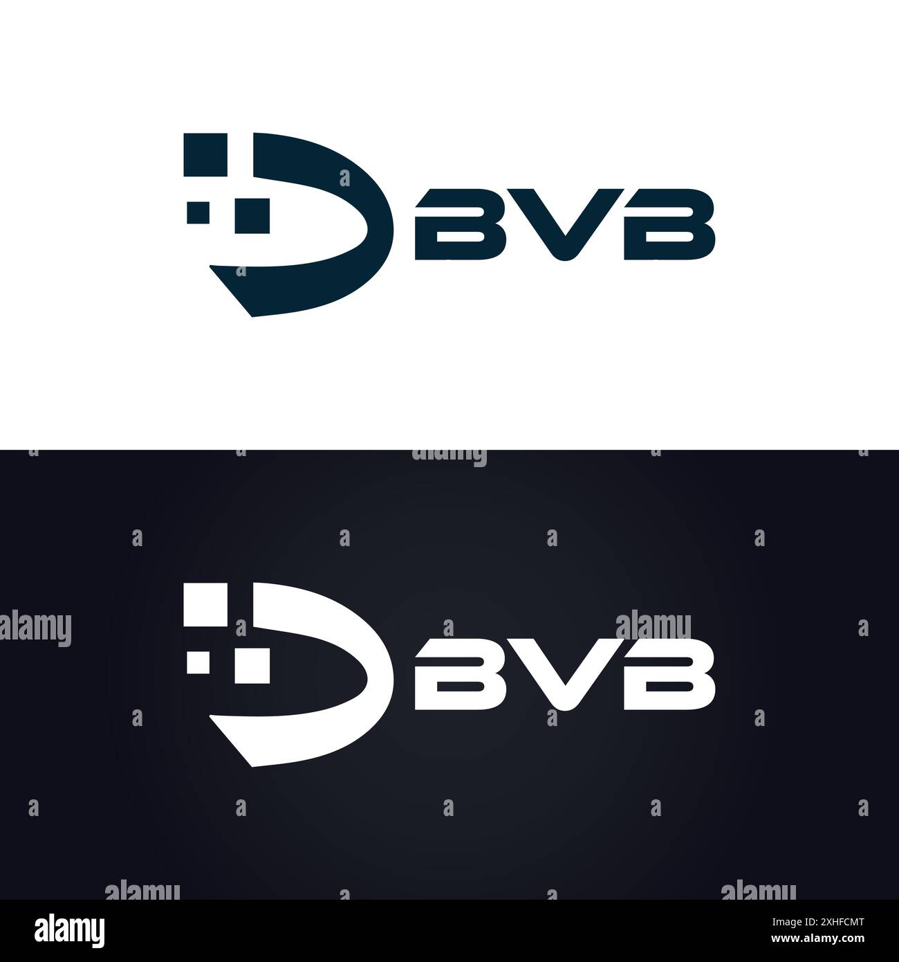 BVB logo. B V B design. White BVB letter. BVB, B V B letter logo design ...