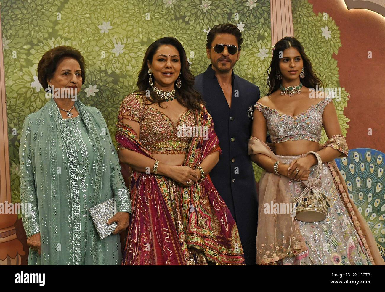 L-R Savita Chhibber (mother of Gauri Khan), Indian film producer and ...