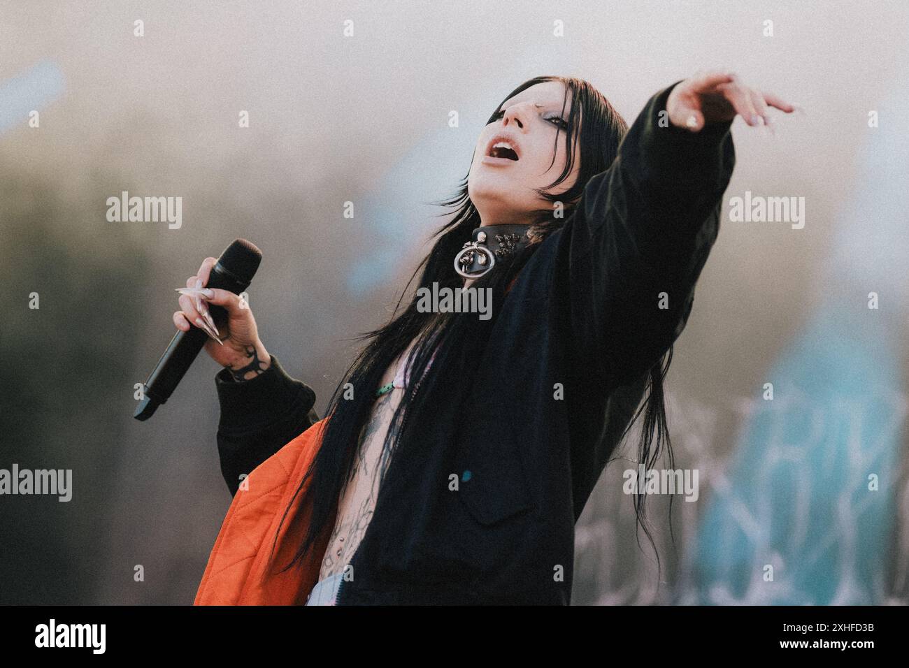 Copenhagen, Denmark. 20th, June 2024. The American singer DeathbyRomy ...
